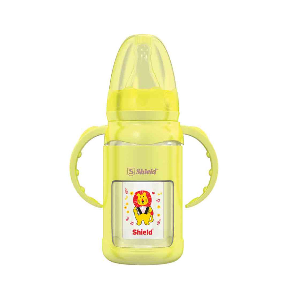 Glass Feeder with Handle and Silicone Protector – Shield Pakistan
