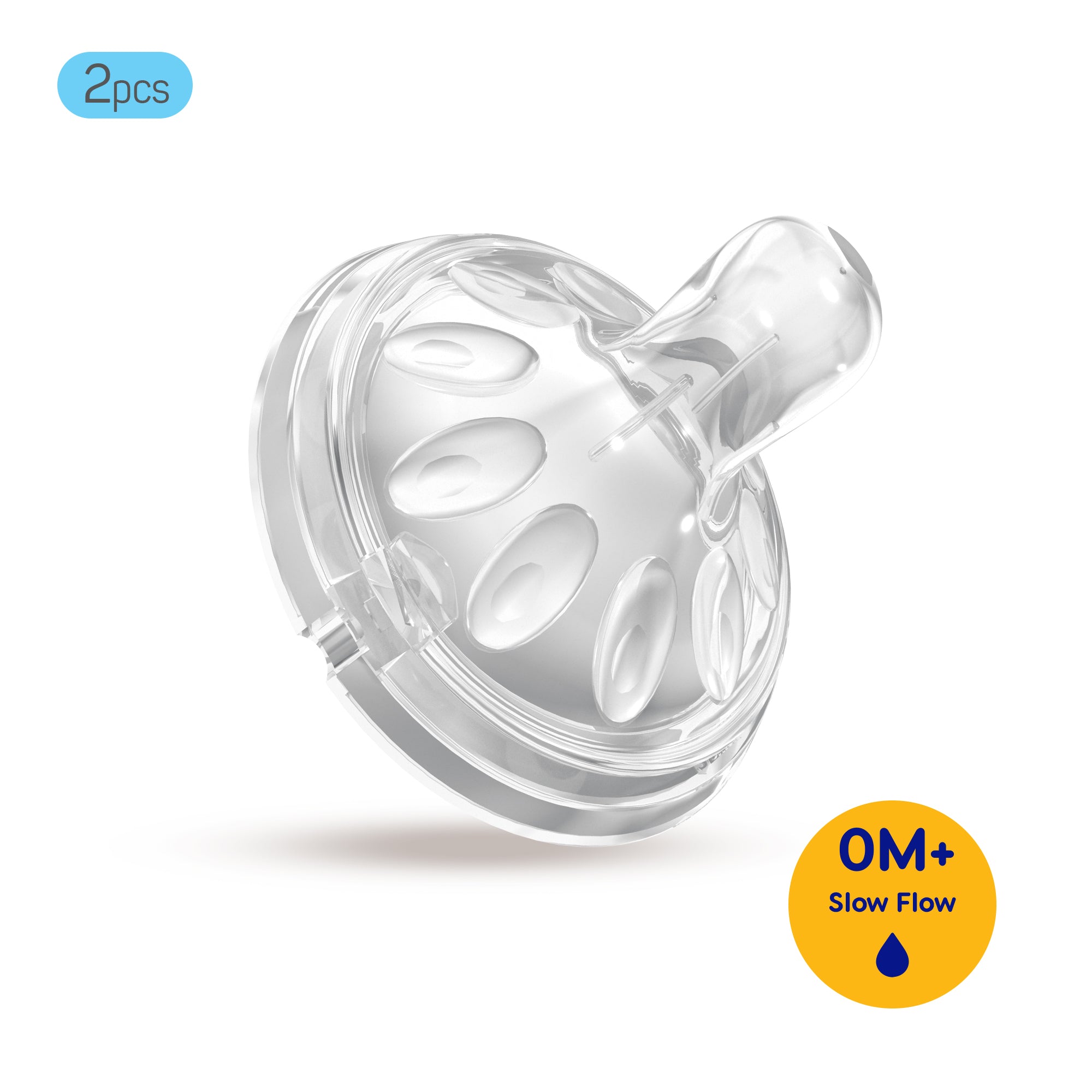 Wide Neck Nipple with Flow Control Slow Medium and Fast – Shield Pakistan